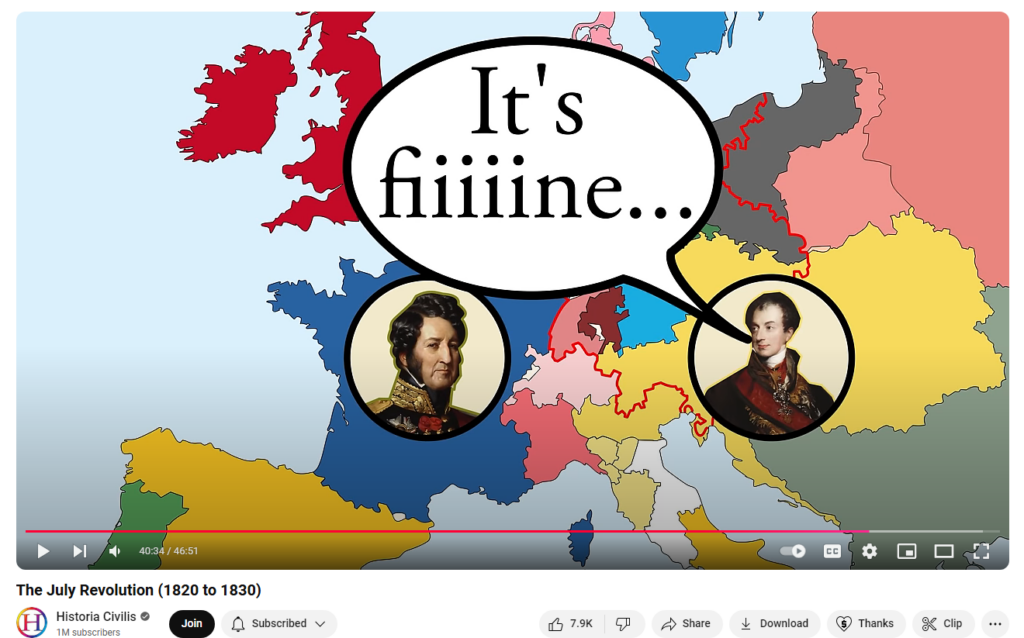 Commentary: Historia Civilis – The July Revolution (1820 to 1830 ...